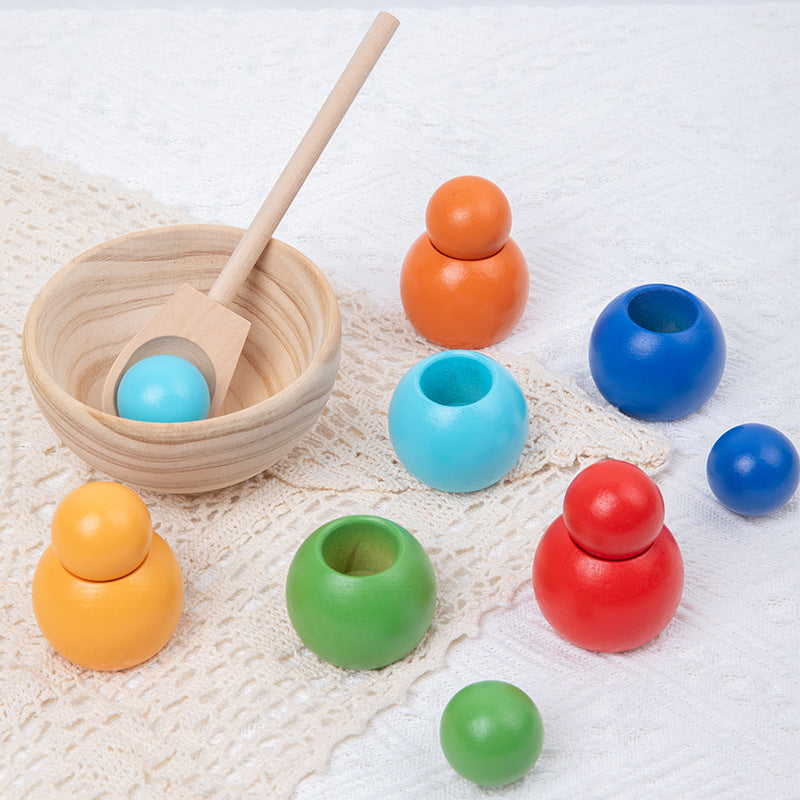Montessori Wooden Sorting Ball Toy – UK.Woodemon